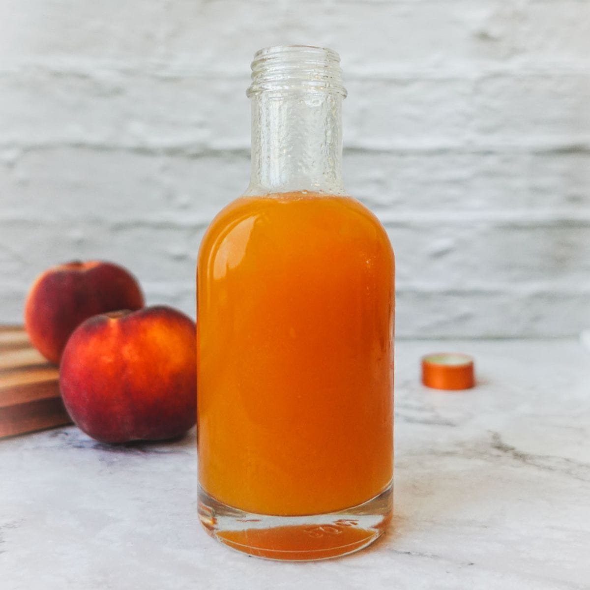Easy Peach Syrup Recipe - Fresh Peach Simple Syrup